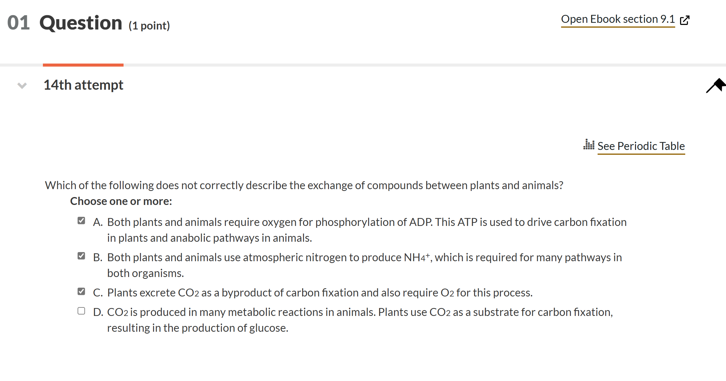 Solved Which of the following does not correctly describe | Chegg.com