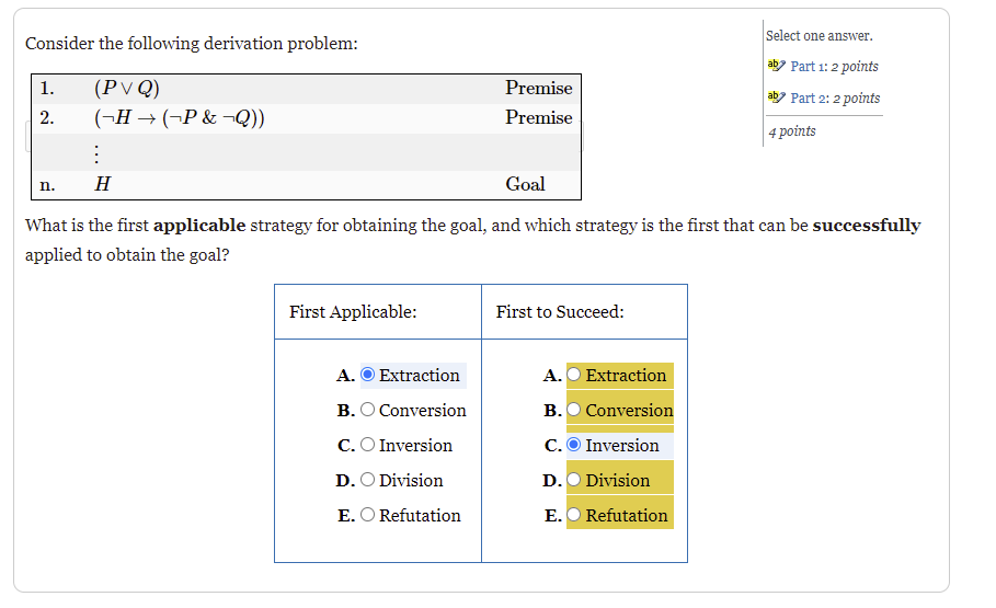 Solved What is the first applicable strategy for obtaining | Chegg.com