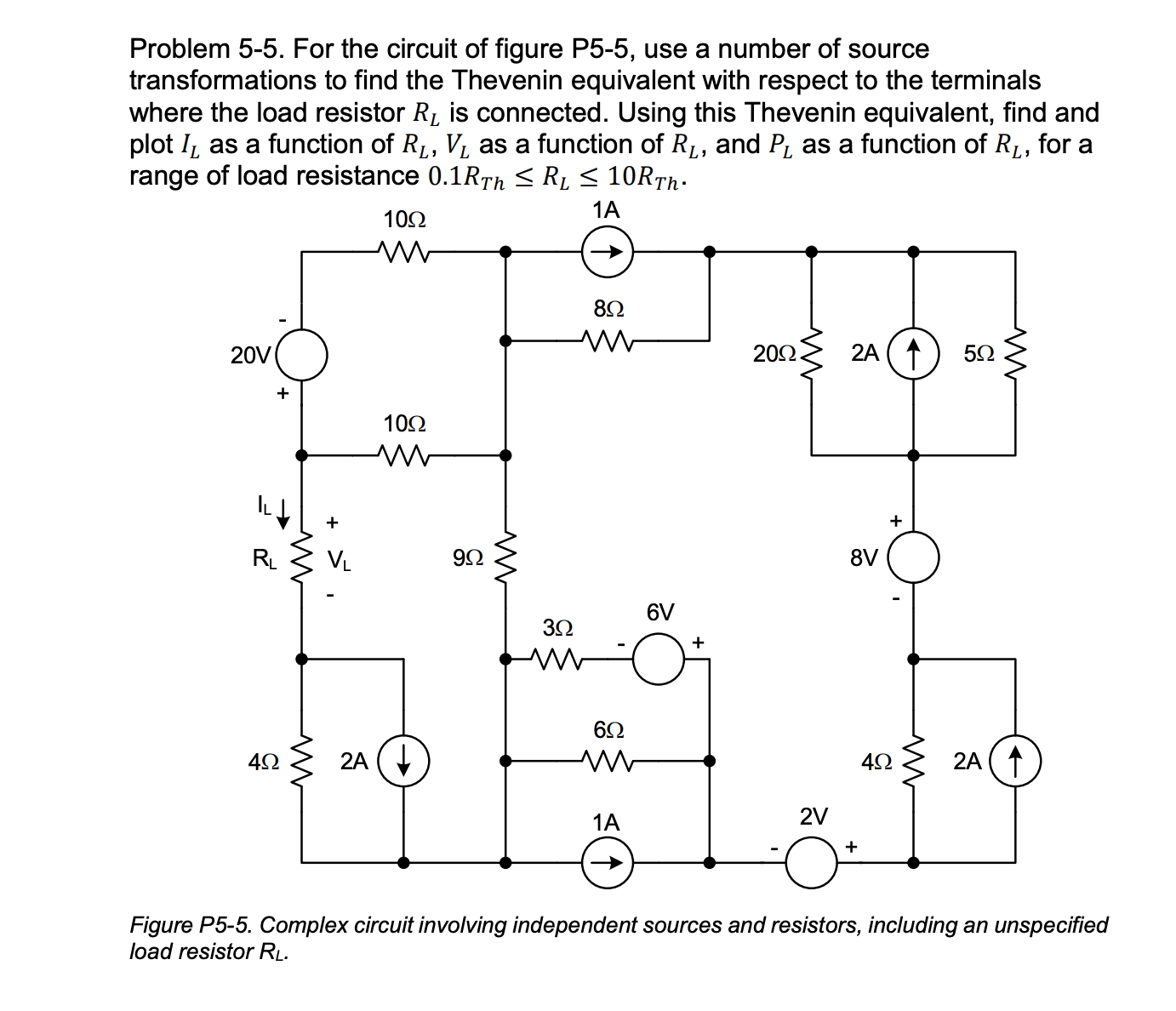 Solved Problem 5-5. For the circuit of figure P5-5, use a | Chegg.com Solved Problem 5-5. For the circuit of figure P5-5, use a | Chegg.com