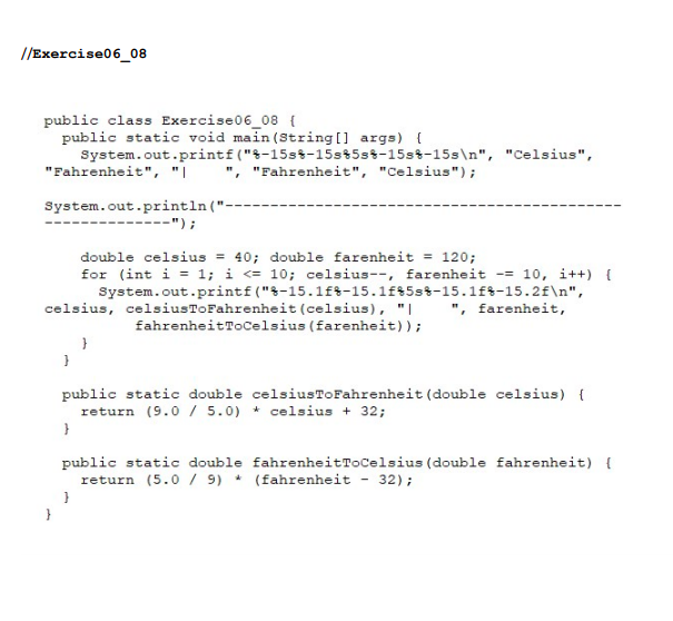 Solved //Exercise06_08 public class Exercise06_08 { public | Chegg.com