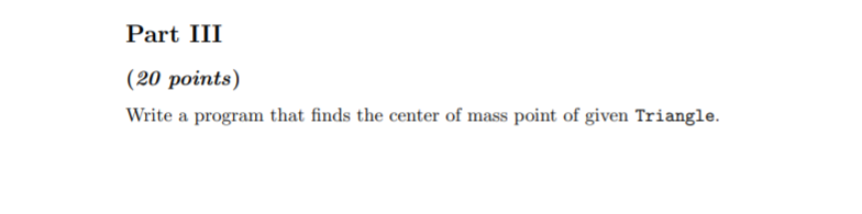 Solved Preliminaries • Write a Point class with two | Chegg.com