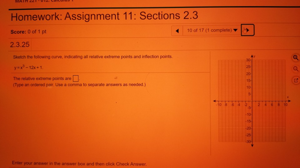 Solved MATH 221 -U12. Calculus Homework: Assignment 11: | Chegg.com