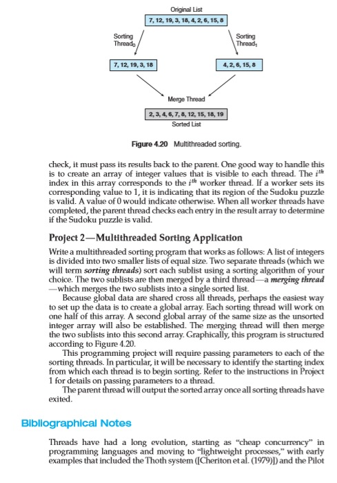 Write a multi-threaded sorting application in | Chegg.com