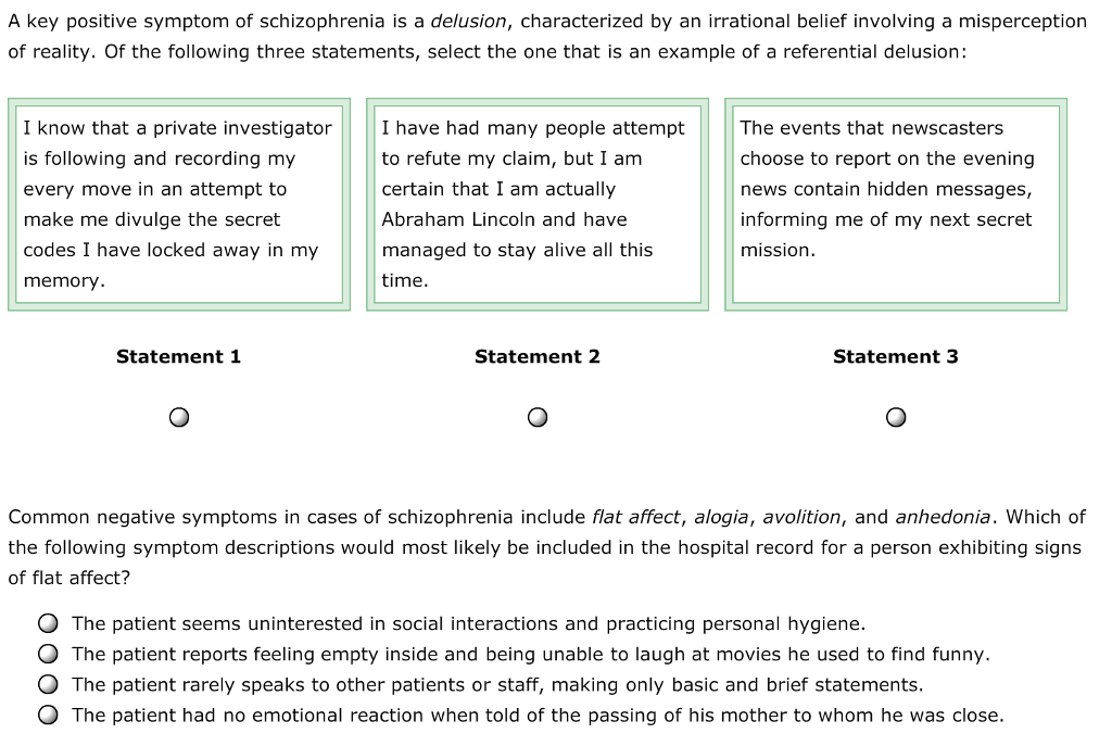 Misperception Examples