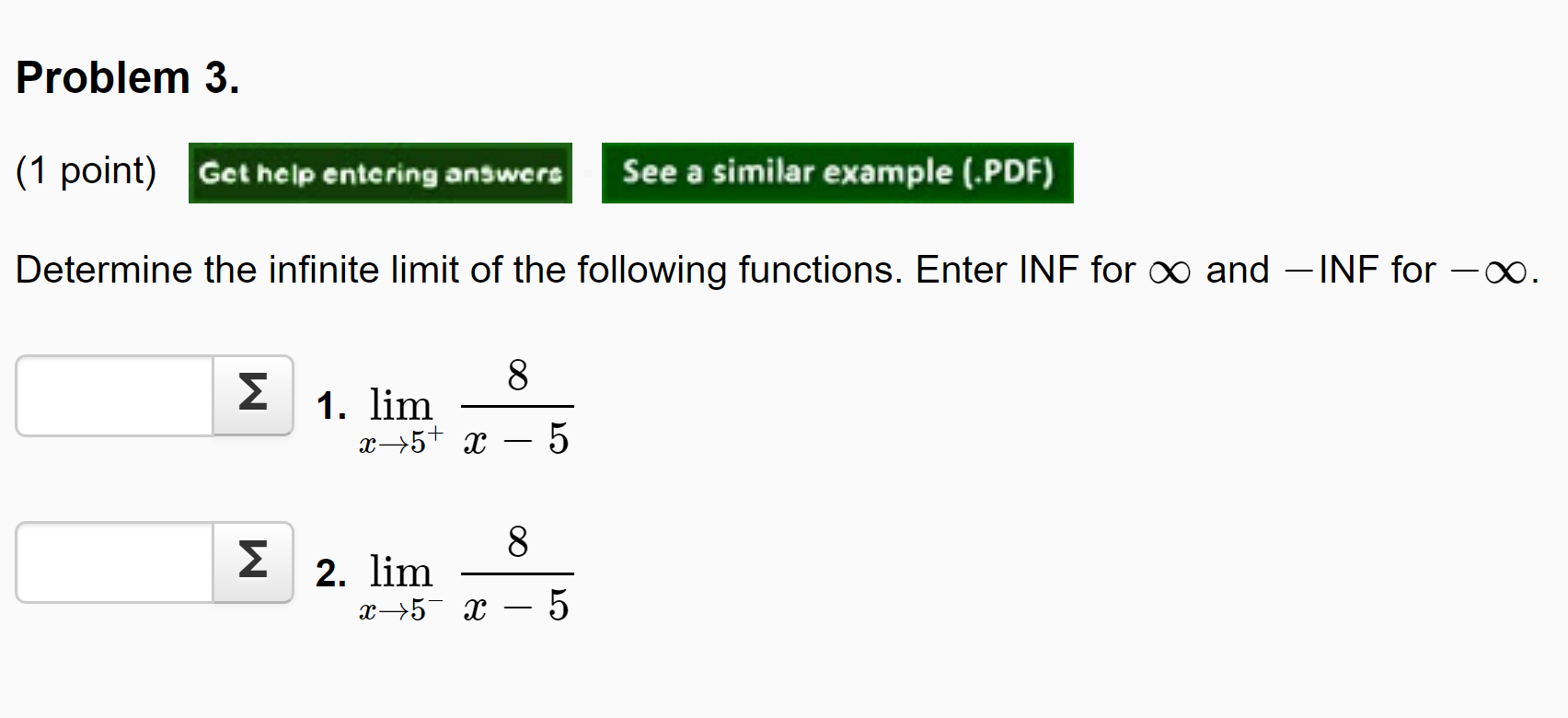 Solved Problem 3 1 Point Get Help Entering Answers See A 