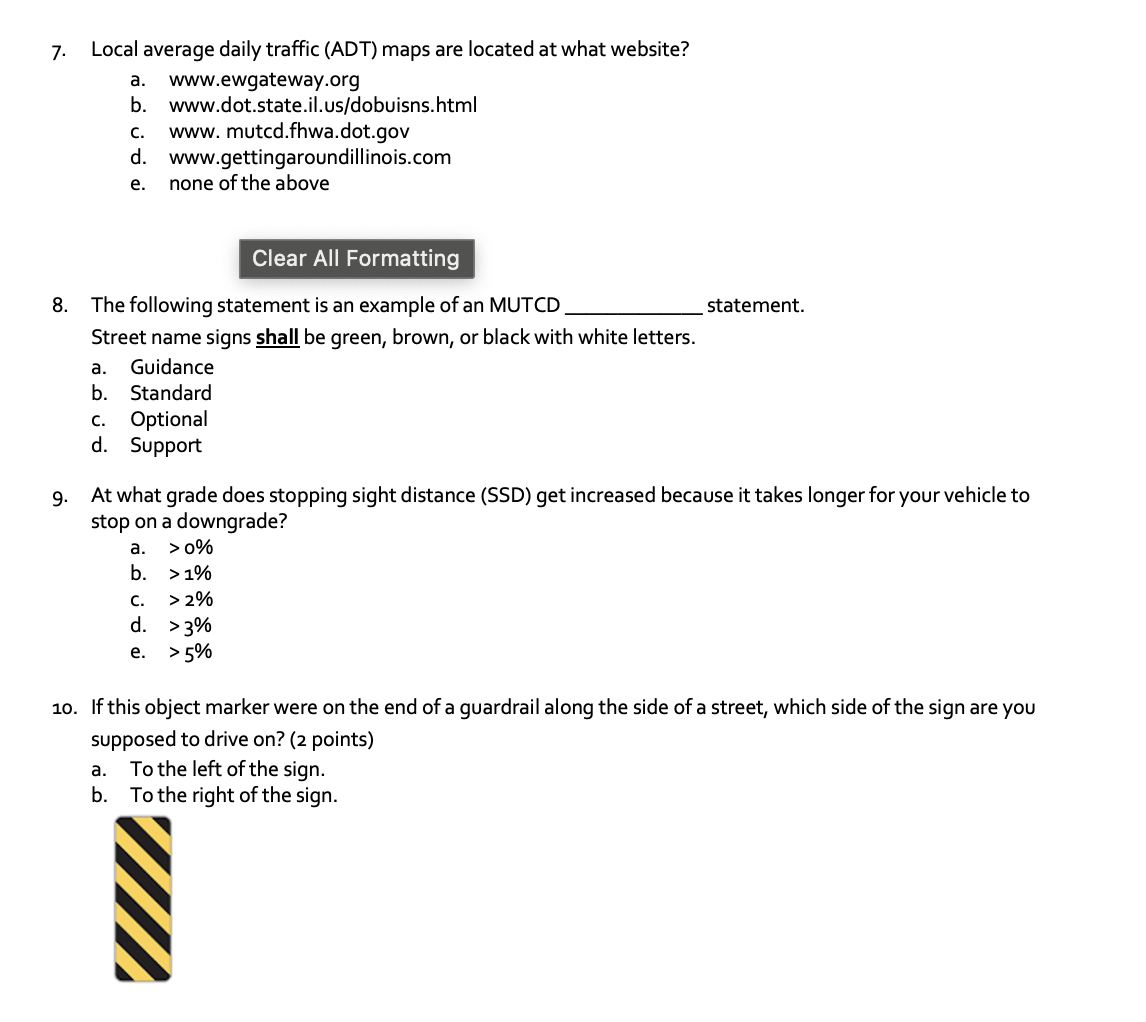 Solved 7. Local average daily traffic (ADT) maps are located | Chegg.com