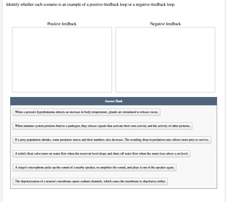 Solved Identify whether each scenario is an example of a | Chegg.com