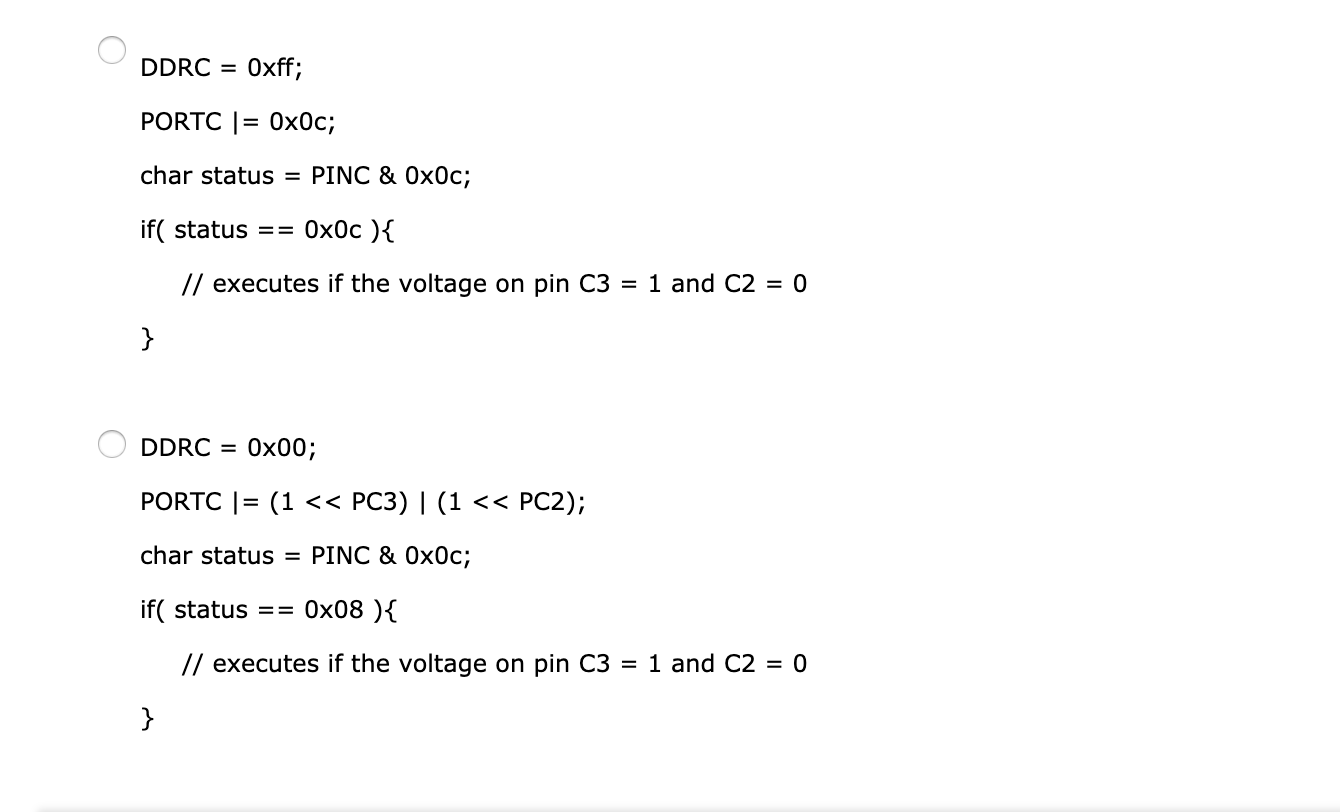 Solved QUESTION 14 Assume we have two pushbuttons connected | Chegg.com