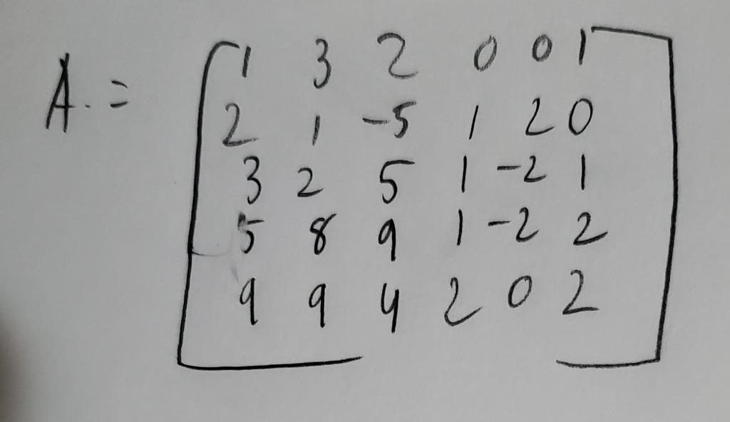 Solved Consider the matrix A is the matrix. a. Find a basis | Chegg.com