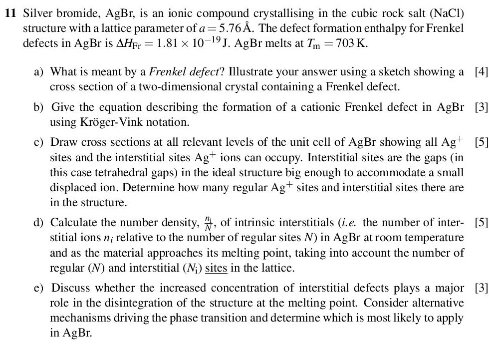 11 Silver bromide, AgBr, is an ionic compound | Chegg.com