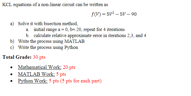 Solved KCL equations of a non-linear circuit can be written | Chegg.com