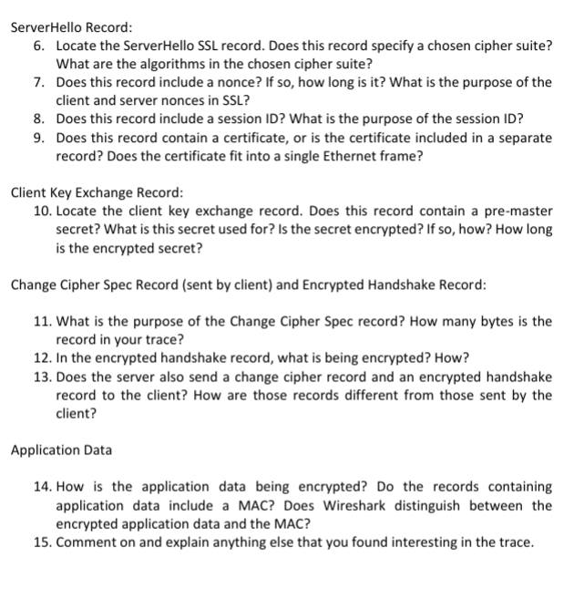 Start Wireshark packet capture. To capture Secure | Chegg.com