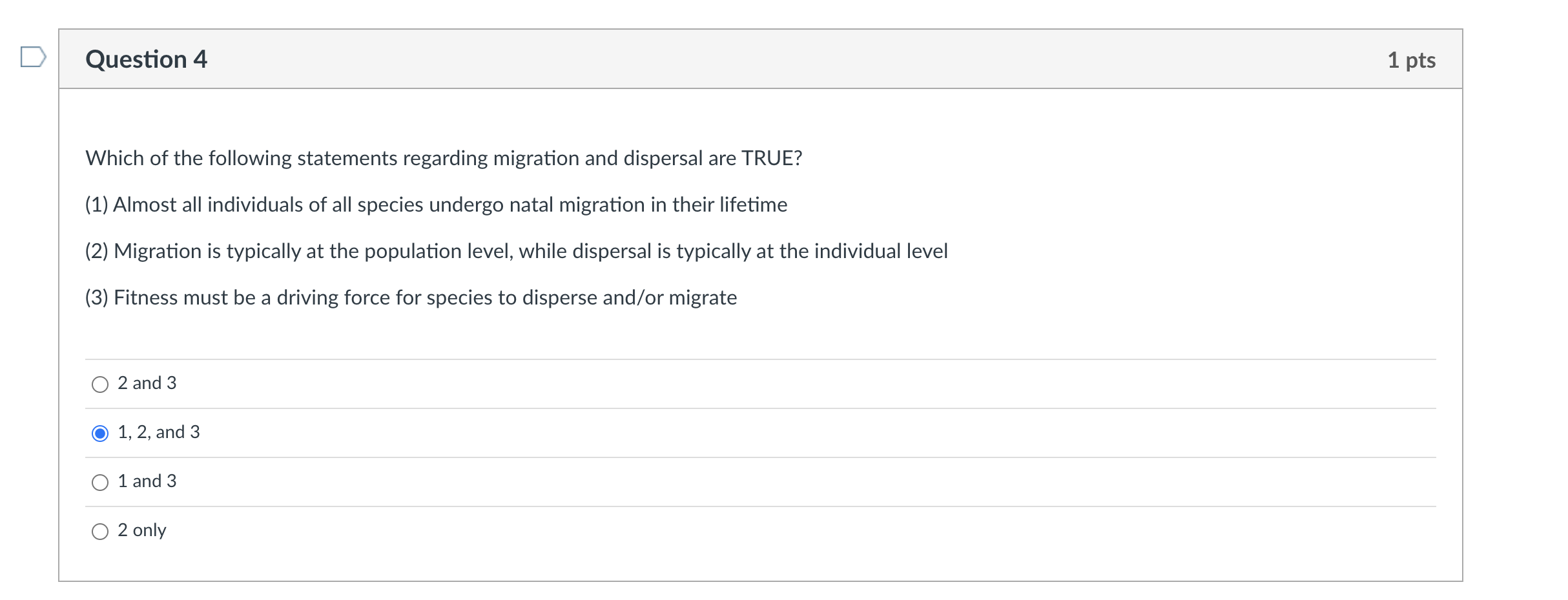 Solved Which of the following statements regarding migration | Chegg.com
