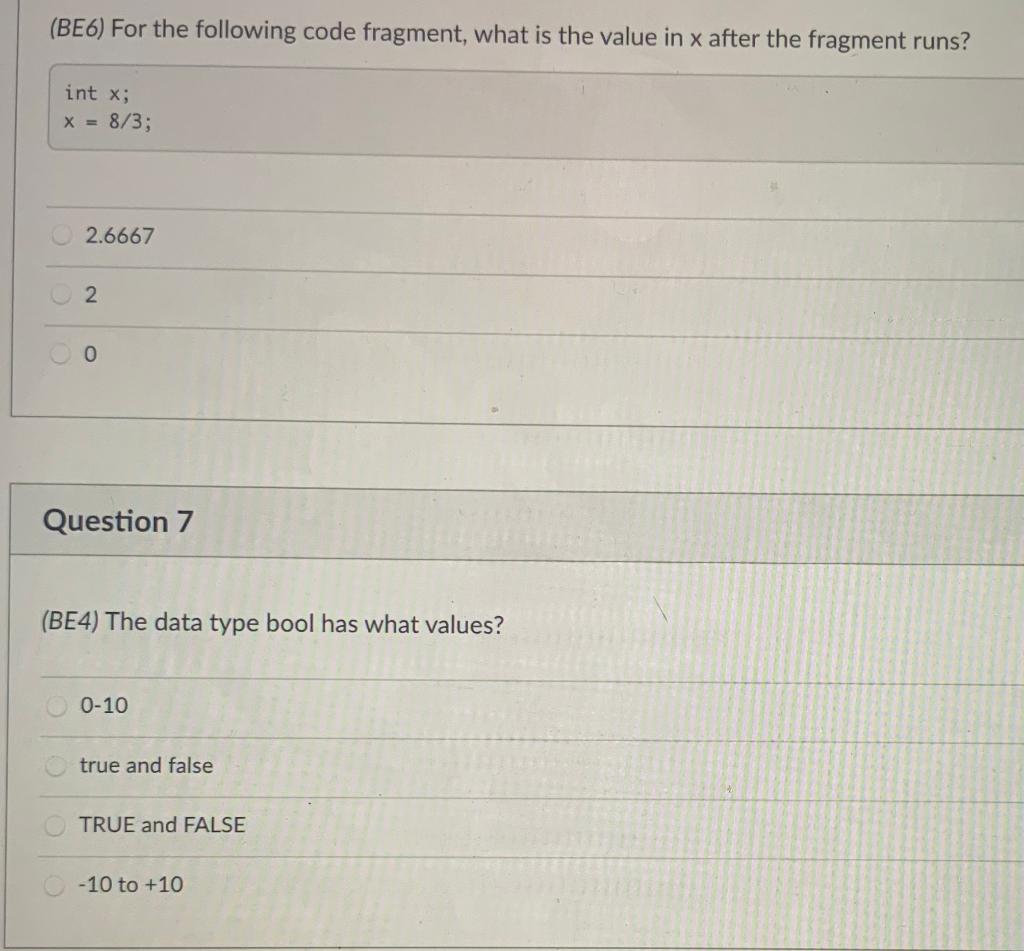 Solved (OC2) The smallest unit of computer memory is a bit | Chegg.com