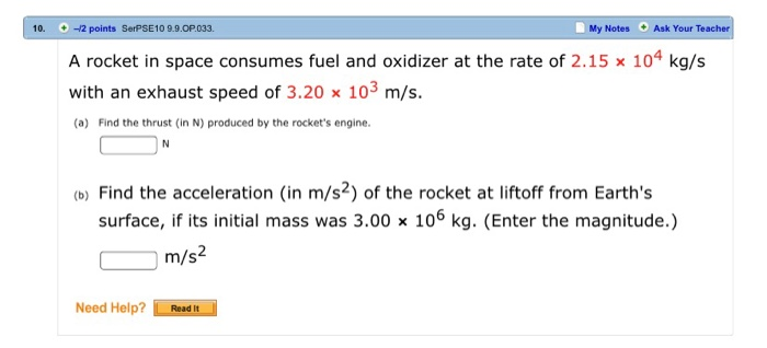 Solved -2 points SerPSE10 9.9.0P.033. 10. My Notes Ask Your | Chegg.com Solved -2 points SerPSE10 9.9.0P.033. 10. My Notes Ask Your | Chegg.com