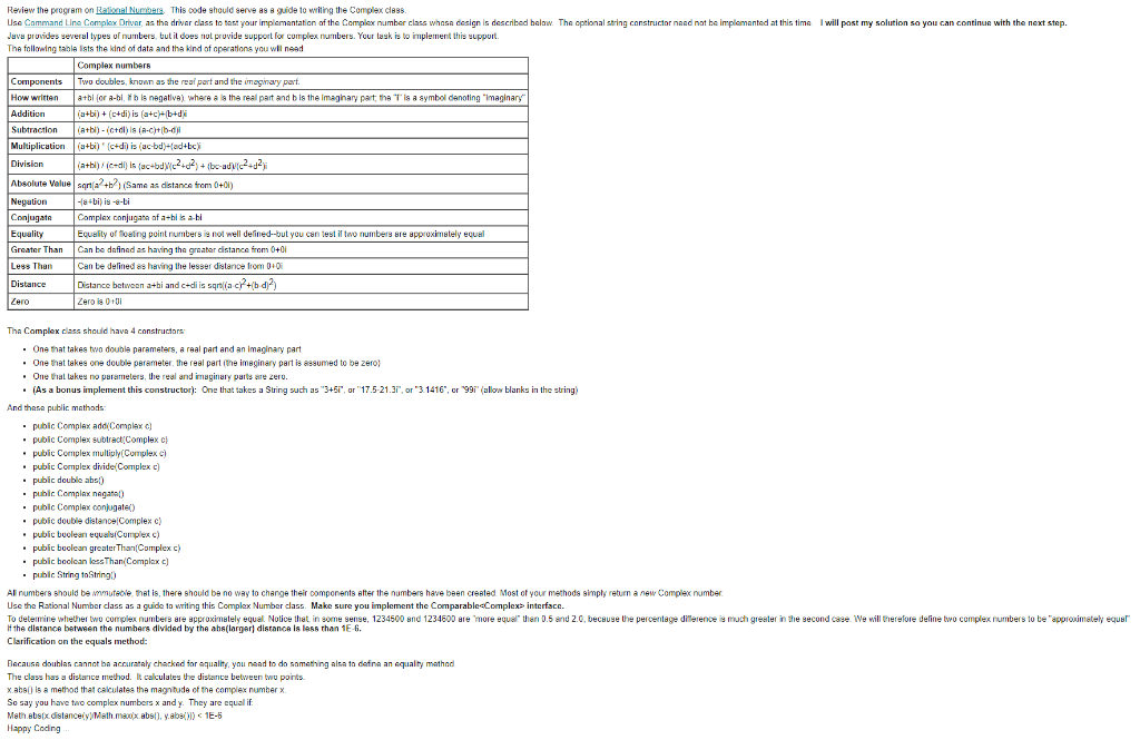 Solved In Java, using the following code as public | Chegg.com