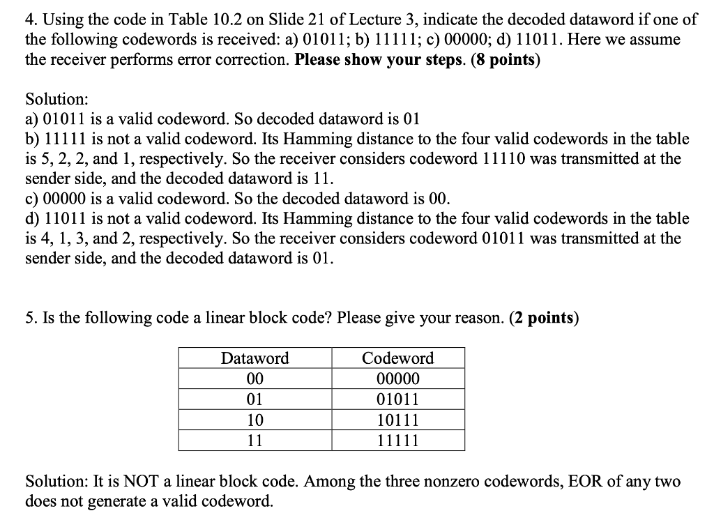Solved 4. Using the code in Table 10.2 on Slide 21 of | Chegg.com