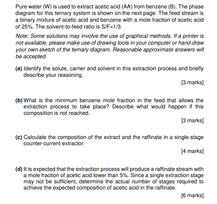 Fenske equation (XLK/XHK)top, 1 In (XL/Xhk) bottom, N | Chegg.com
