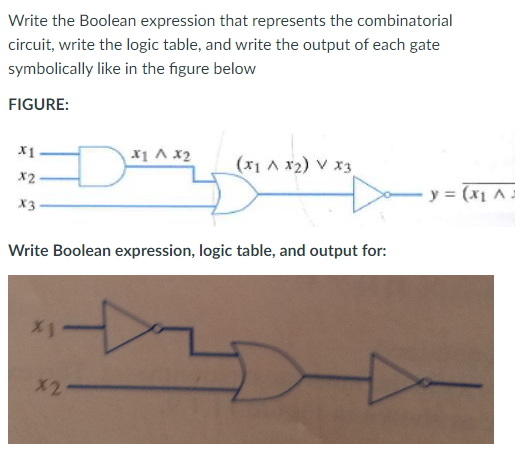 Solved Write the Boolean expression that represents the | Chegg.com