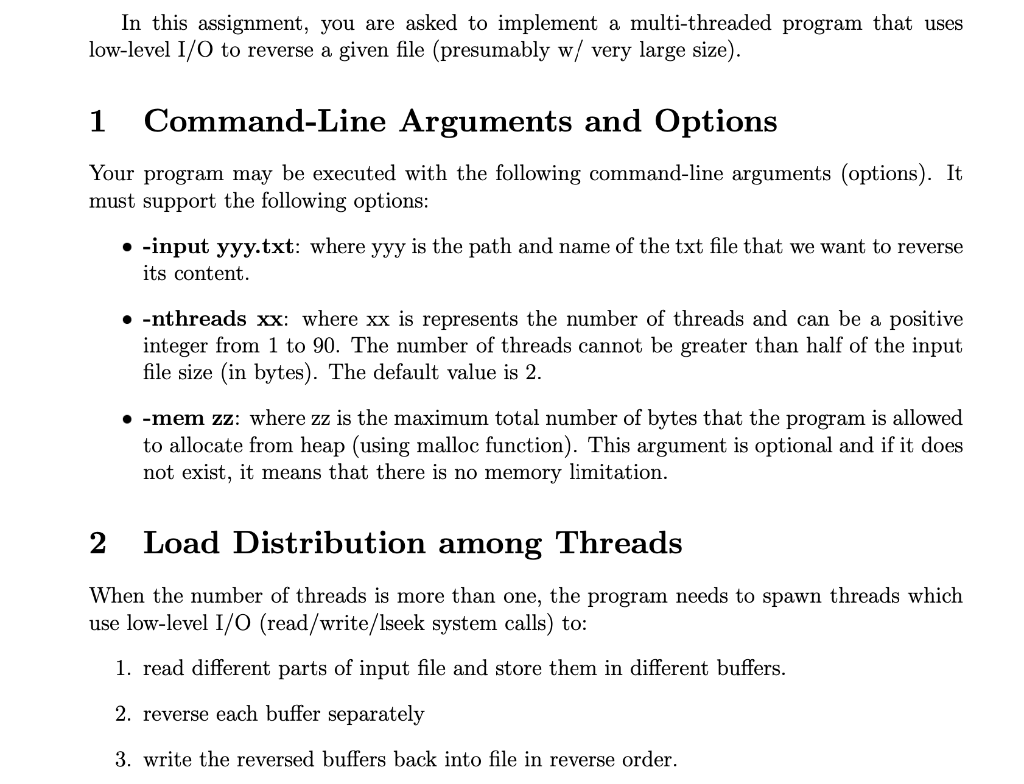 Solved In this assignment, you are asked to implement a | Chegg.com