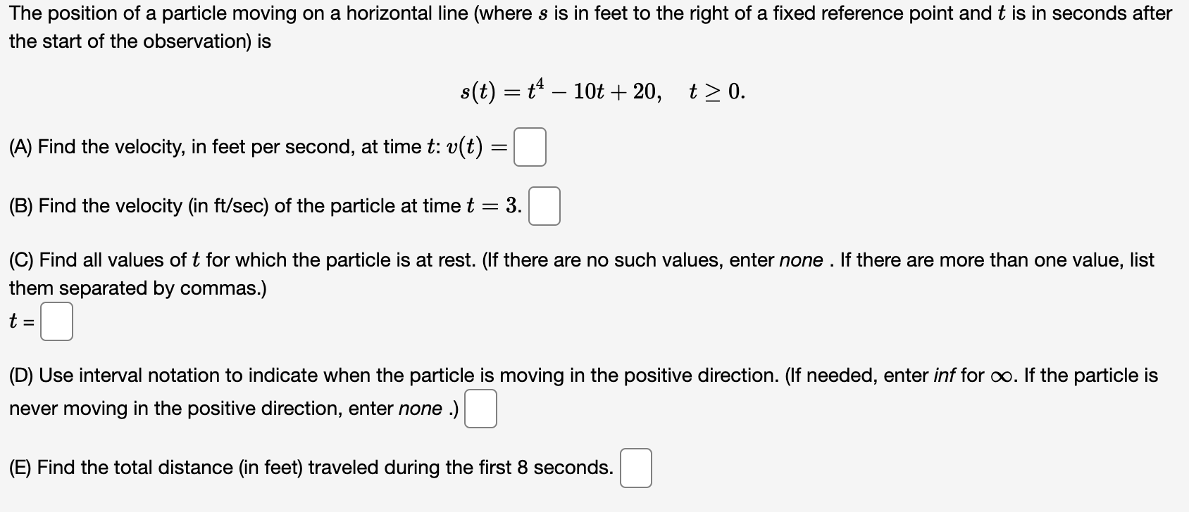Solved The position of a particle moving on a horizontal | Chegg.com