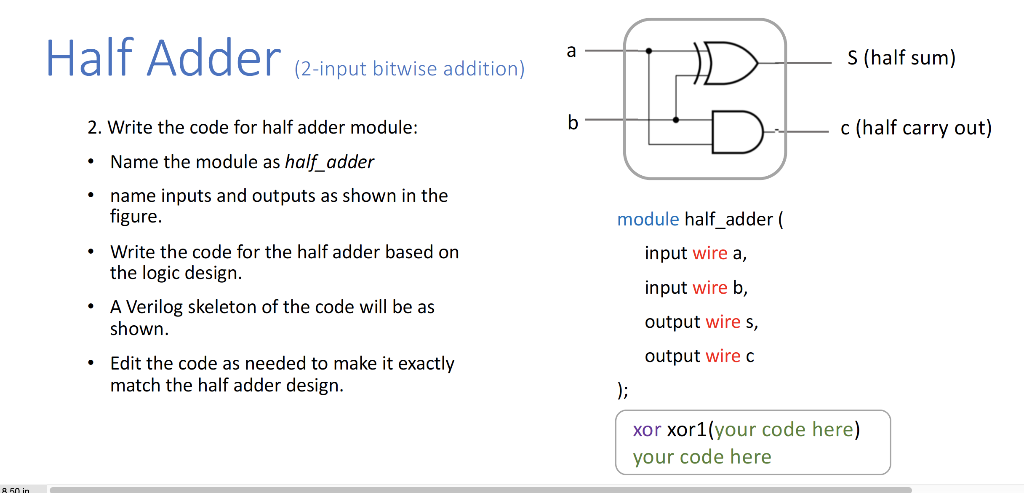 Solved Lab 4 In this lab we will design a 4-bit | Chegg.com