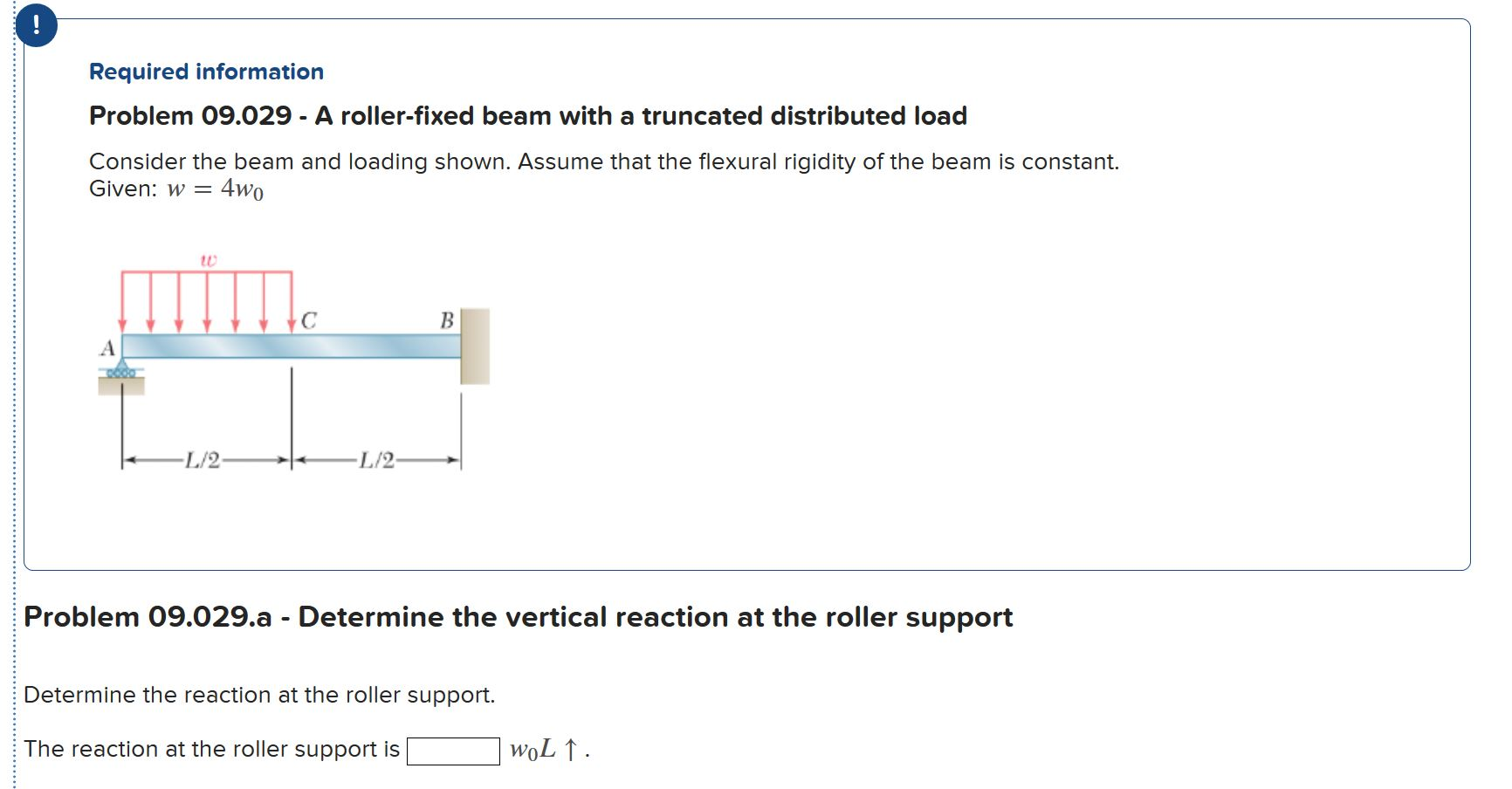Solved Required information Problem 09.029 - A roller-fixed | Chegg.com