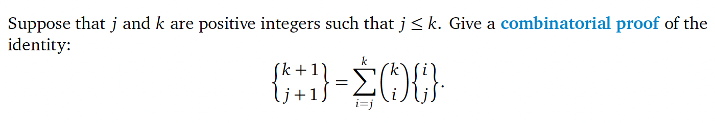 Solved Please Prove Using Combinatorial Proof Only Do 