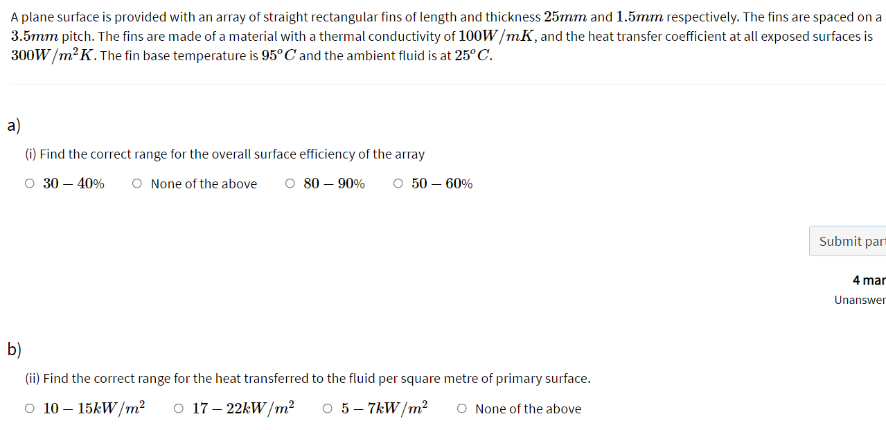 Solved A plane surface is provided with an array of straight | Chegg.com