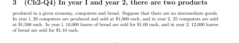 Solved 3.3.2 ﻿Chain-weighting approachReal GDP in year 1 | Chegg.com