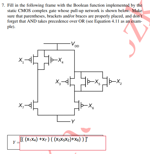 Solved 7. Fill in the following frame with the Boolean | Chegg.com