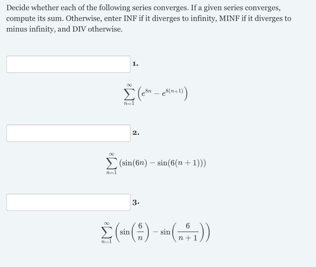 Solved Find the limit of the sequence whose terms are given | Chegg.com