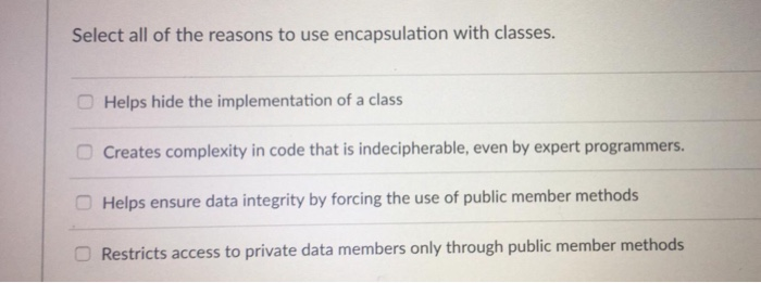 Solved Which Of The Following Statements Regarding The
