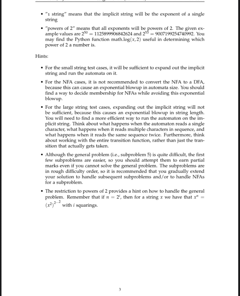 Problem 4. (30 marks) An implicit string is a way of | Chegg.com