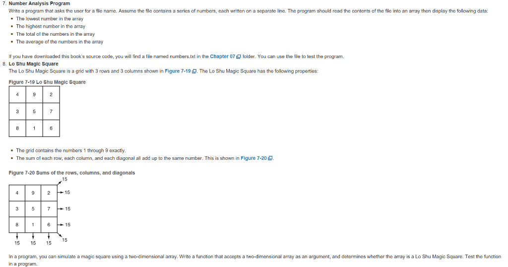 Solved 7. Number Analysis Program Write a program that asks | Chegg.com Solved 7. Number Analysis Program Write a program that asks | Chegg.com