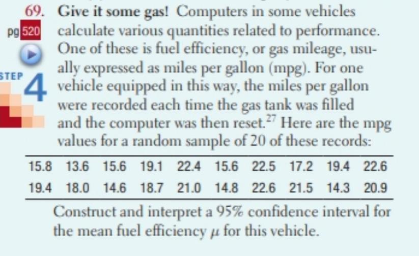 Solved Give it some gas! Computers in some vehicles | Chegg.com