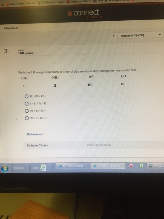 Solved Rank the following compounds in order of decreasing | Chegg.com Solved Rank the following compounds in order of decreasing | Chegg.com