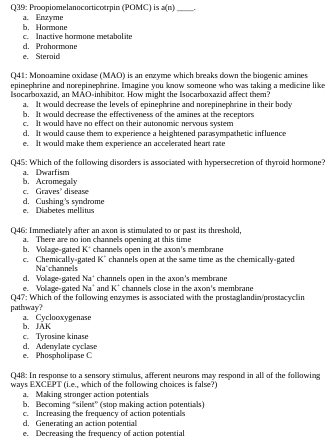 Solved Please answer the questions correctly and explain why | Chegg.com