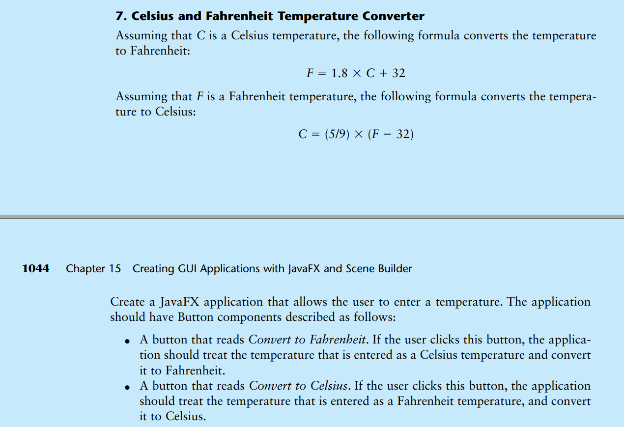 Solved 7. Celsius and Fahrenheit Temperature Converter | Chegg.com
