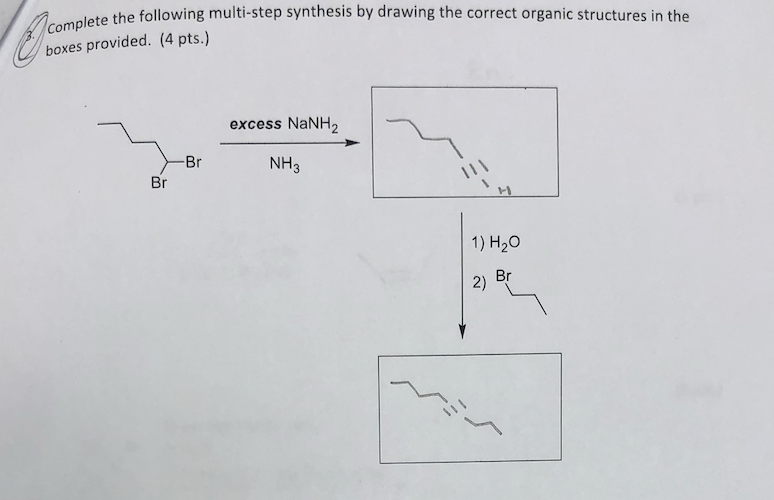 Solved complete the following multi-step synthesis by | Chegg.com