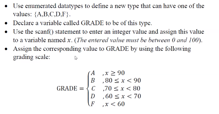 Solved Use enumerated datatypes to define a new type that | Chegg.com