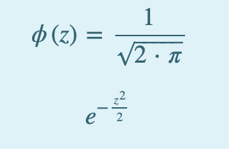 Solved The standard normal density function takes the | Chegg.com