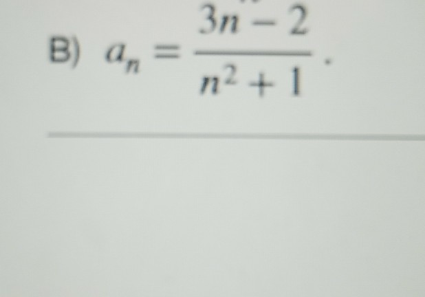Solved Determine whether the sequence with the given nth | Chegg.com