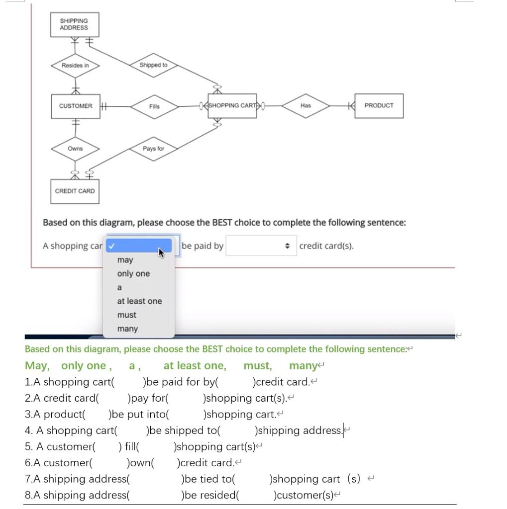 Solved Based on this diagram, please choose the BEST choice | Chegg.com