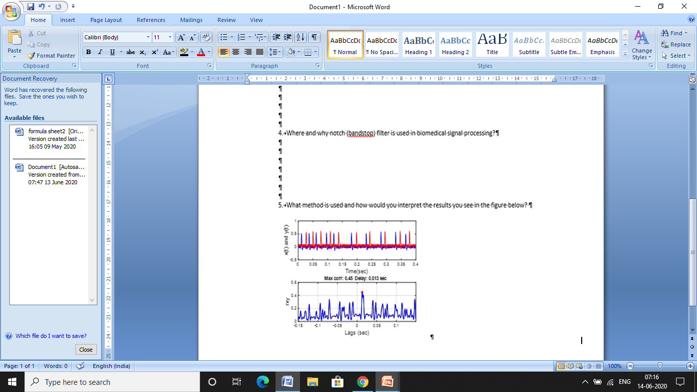 Solved Cla Document1 - Microsoft Word Home Insert Page | Chegg.com
