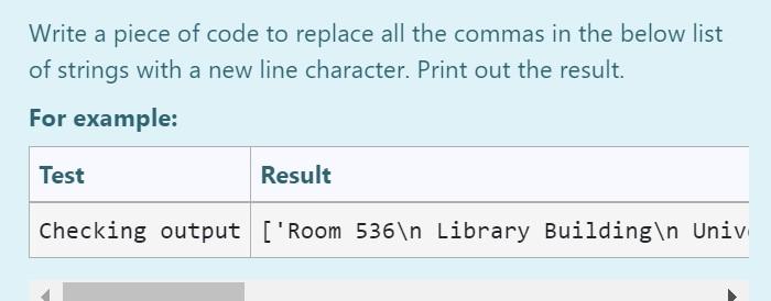 Solved addr = ['Room 536, Library Building, University | Chegg.com