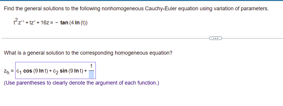 Solved Find the general solutions to the following | Chegg.com