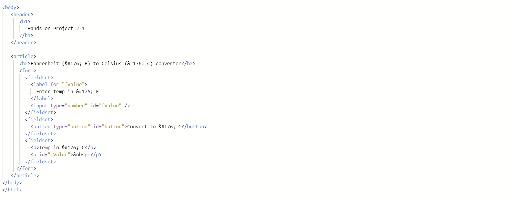 Solved Fahrenheit (° F) to Celsius (° C) converter. In | Chegg.com