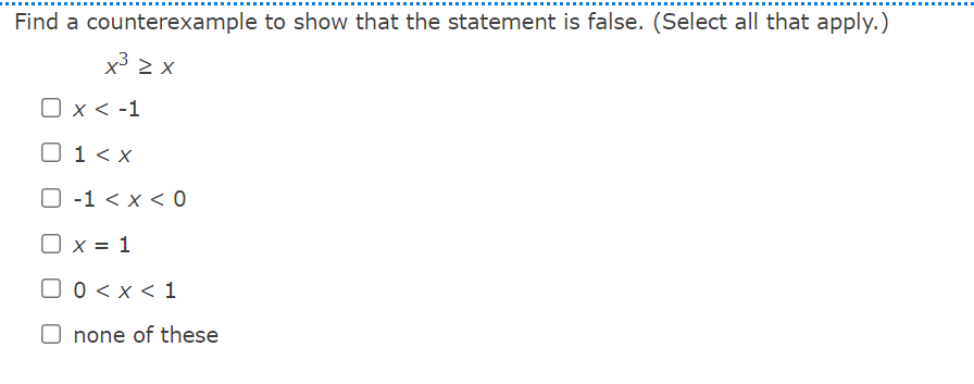 Solved Find A Counterexample To Show That The Statement Is 