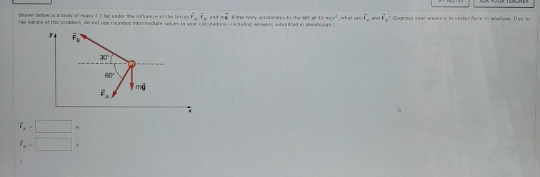 Solved Express your answers in vector form w ons. Due to | Chegg.com